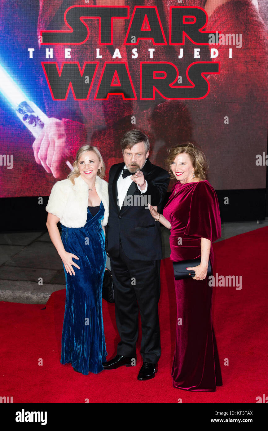 Mark Hamill, his daughter Chelsea Hamill and his wife Marilou York ...