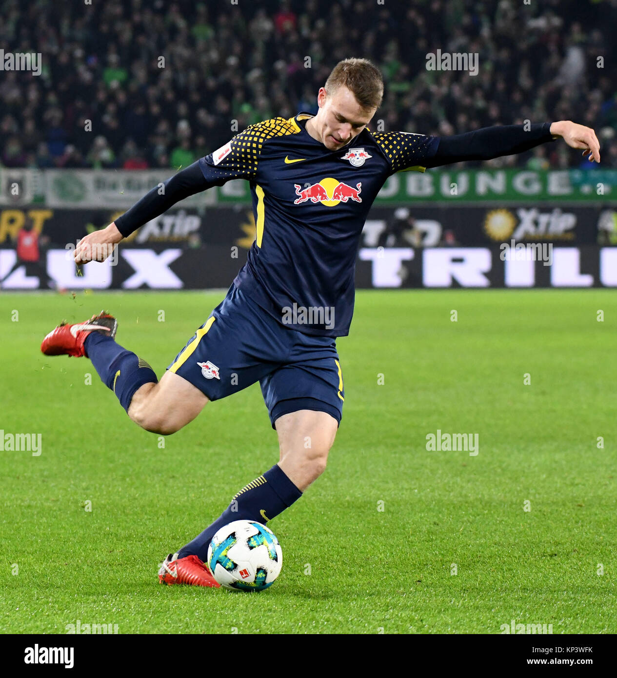 Leipzig's Lukas Klostermann in action during the German Bundesliga ...