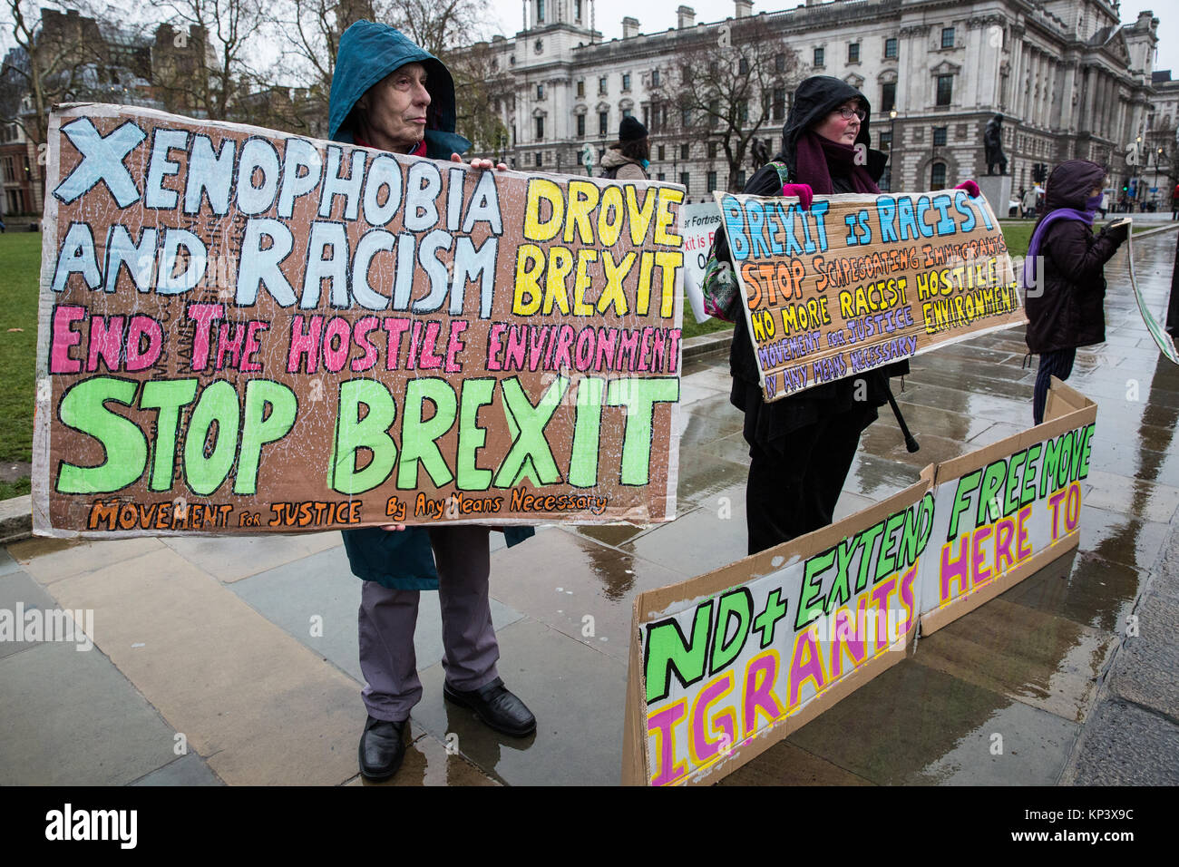 London, UK. 13th December, 2017. Activists from Movement for Justice ...