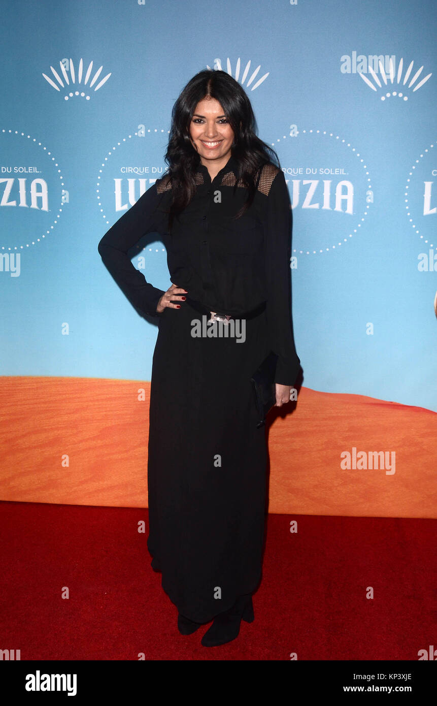LOS ANGELES, CA - DECEMBER 12: Amelia Racine at Cirque du Soleil's Los ...