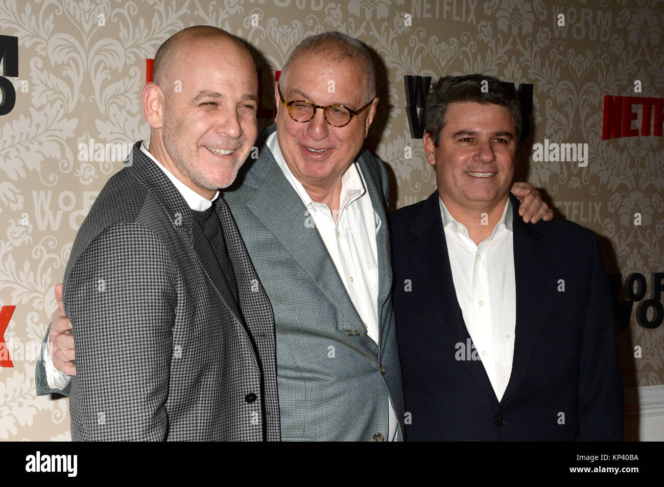 Peter Friedlander, Errol Morris and Adam Del Deo attend the 'Wormwood ...