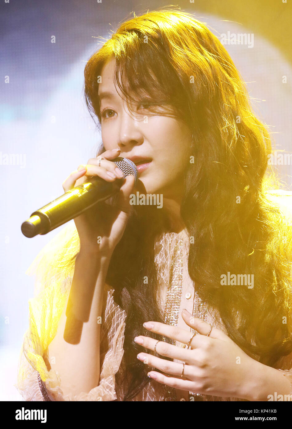 14th Dec, 2017. 14th Dec, 2017. S. Korean singer So Yoo South Korean ...