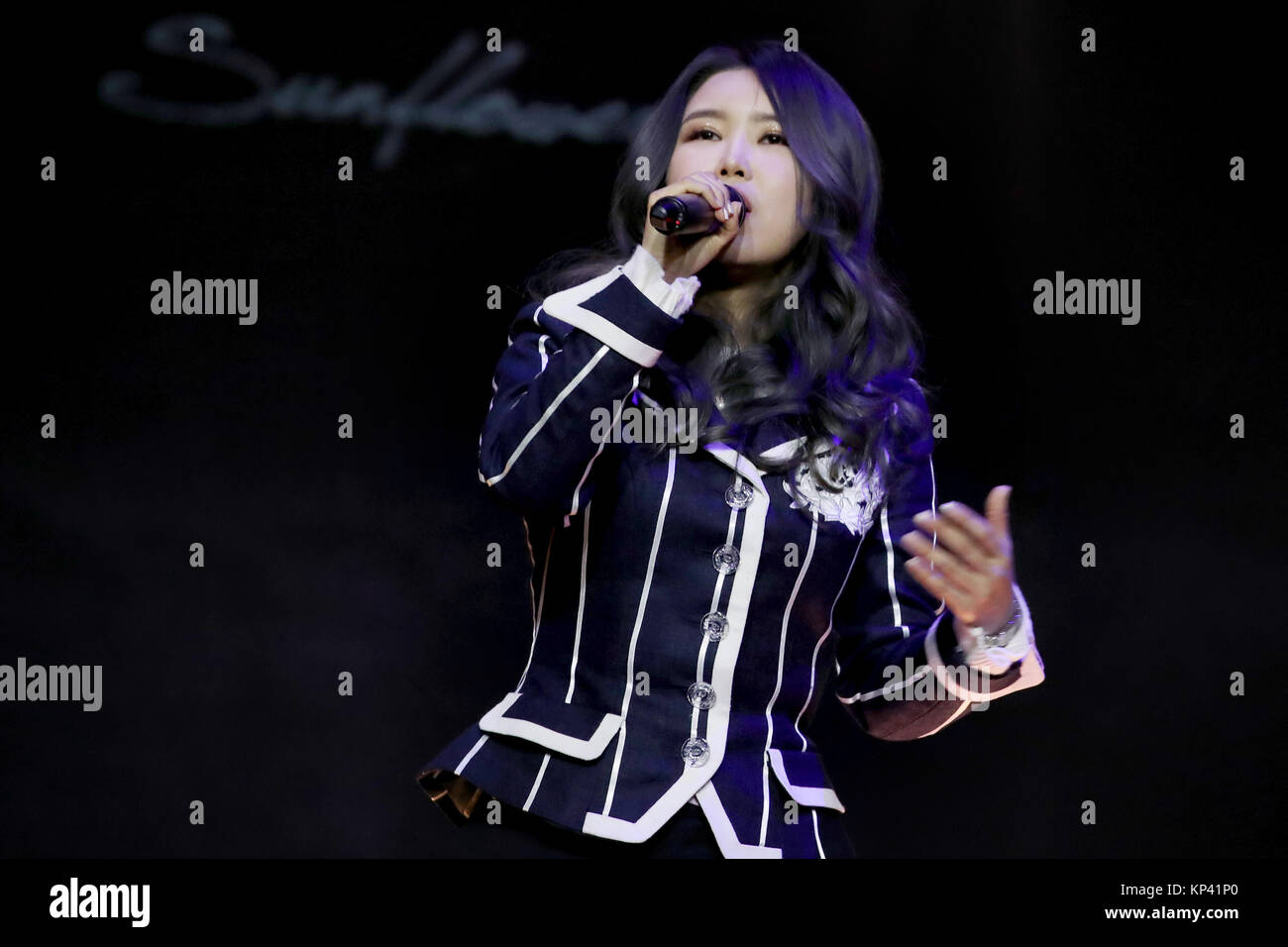 14th Dec, 2017. 14th Dec, 2017. S. Korean singer Jin Joo South Korean ...