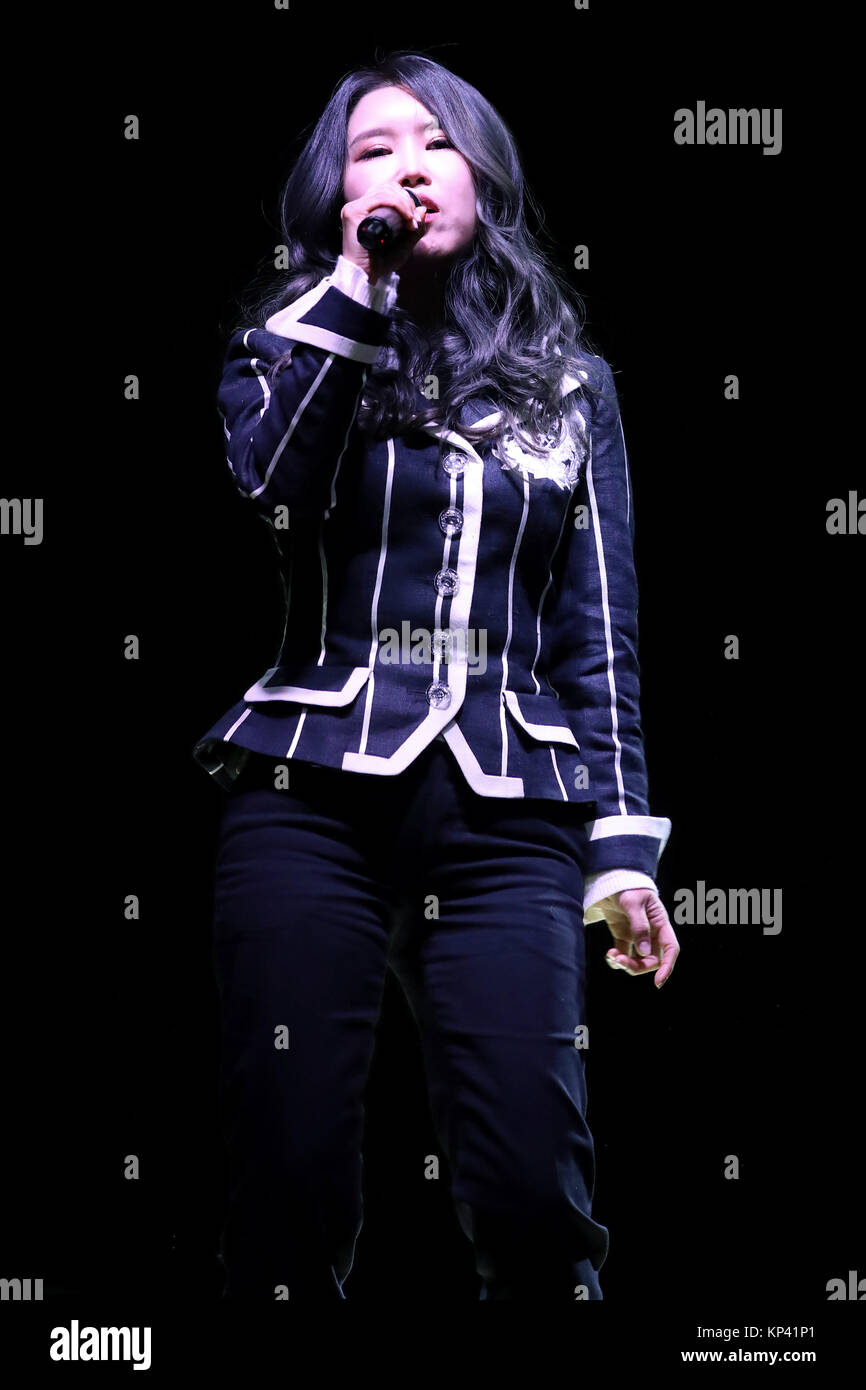 14th Dec, 2017. 14th Dec, 2017. S. Korean singer Jin Joo South Korean ...