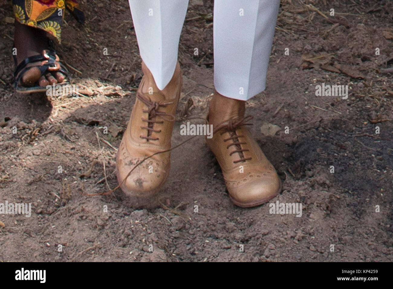 Senegal. 13th Dec, 2017. Spanish Queen Letizia Ortiz visits Naatangue ...