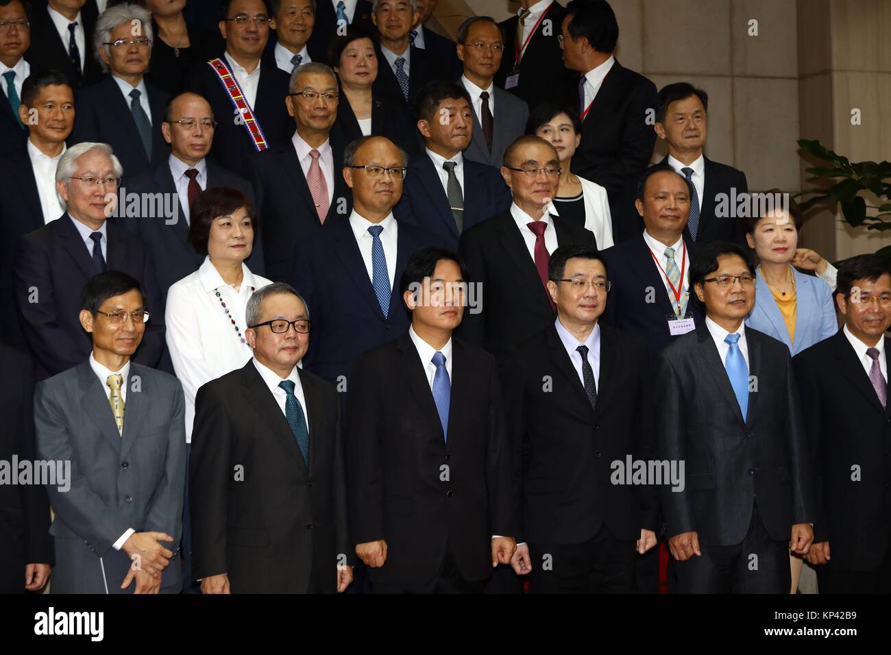Taipei. 08th Sep, 2017. The handover ceremony of the old and new ...