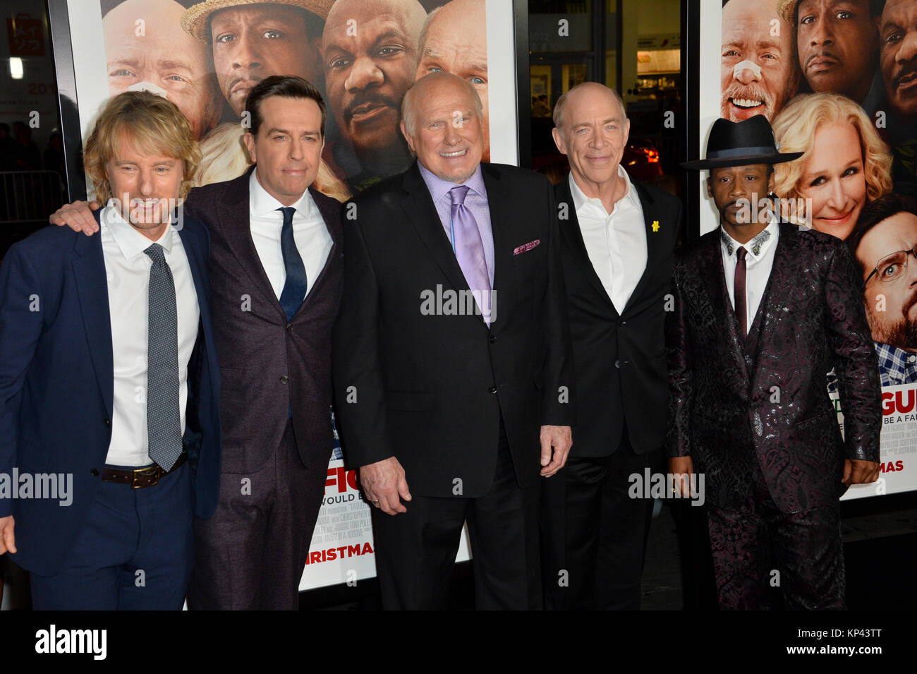 Los Angeles, USA. 13th Dec, 2017. Owen Wilson, Ed Helms, Terry Bradshaw ...