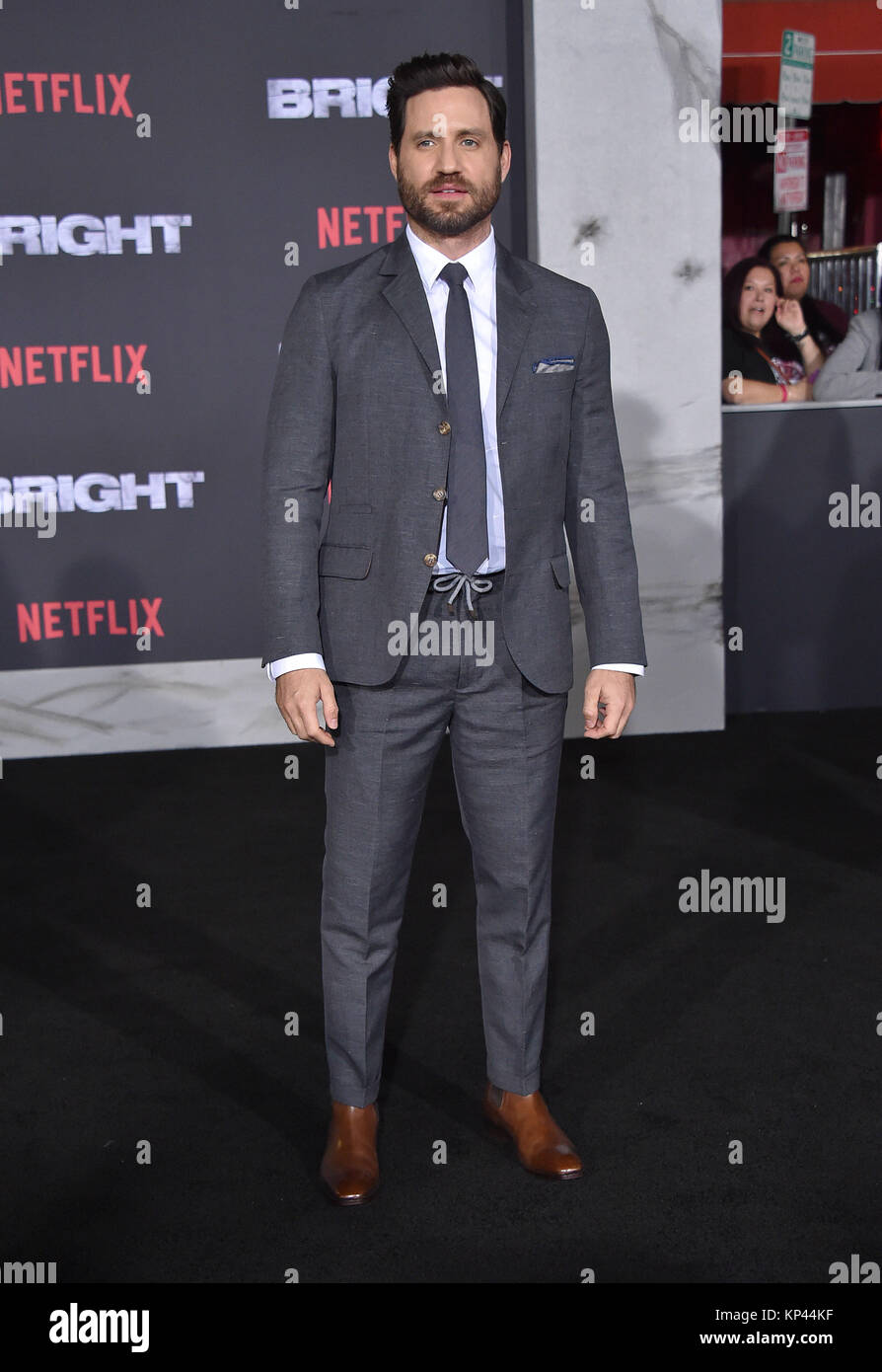 Westwood, California, USA. 13th Dec, 2017. Edgar Ramirez arrives for ...