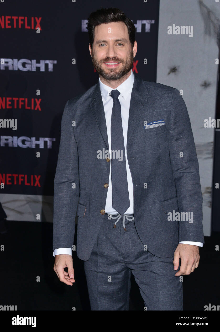 Los Angeles, USA. 13th Dec, 2017. Edgar Ramirez 110 attends BRIGHT ...