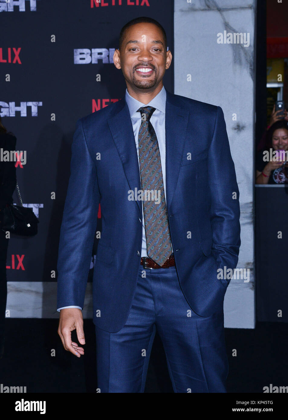 Los Angeles, USA. 13th Dec, 2017. Will Smith 023 attends BRIGHT World ...