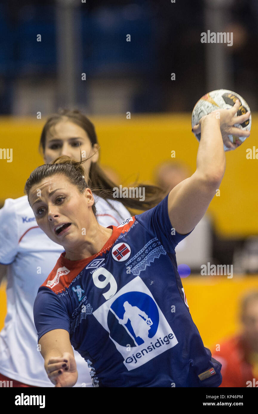 Norway's Nora Mork in action during the 2017 World Women's Handball ...