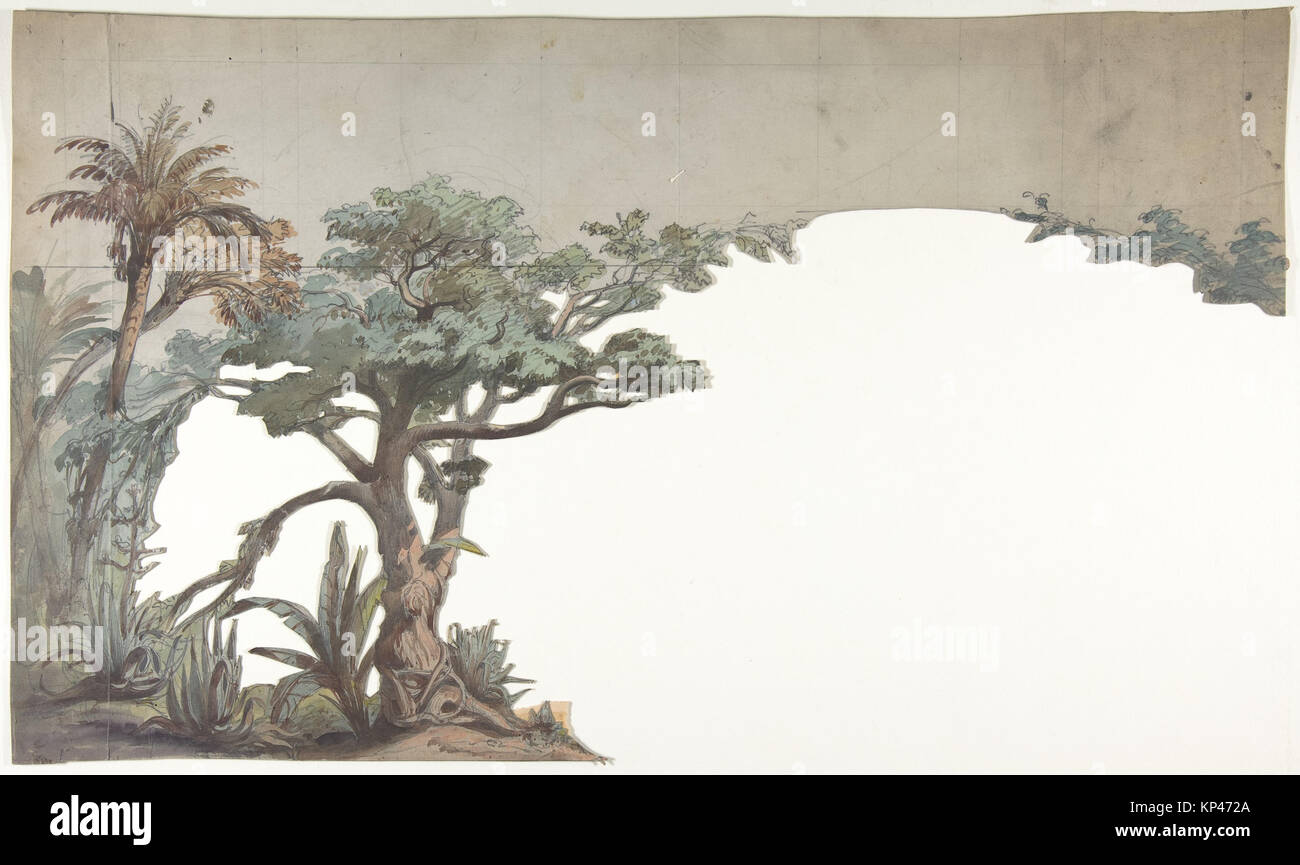 Design for a Stage Set at the Opéra, Paris MET DP810008 358699 Stock ...