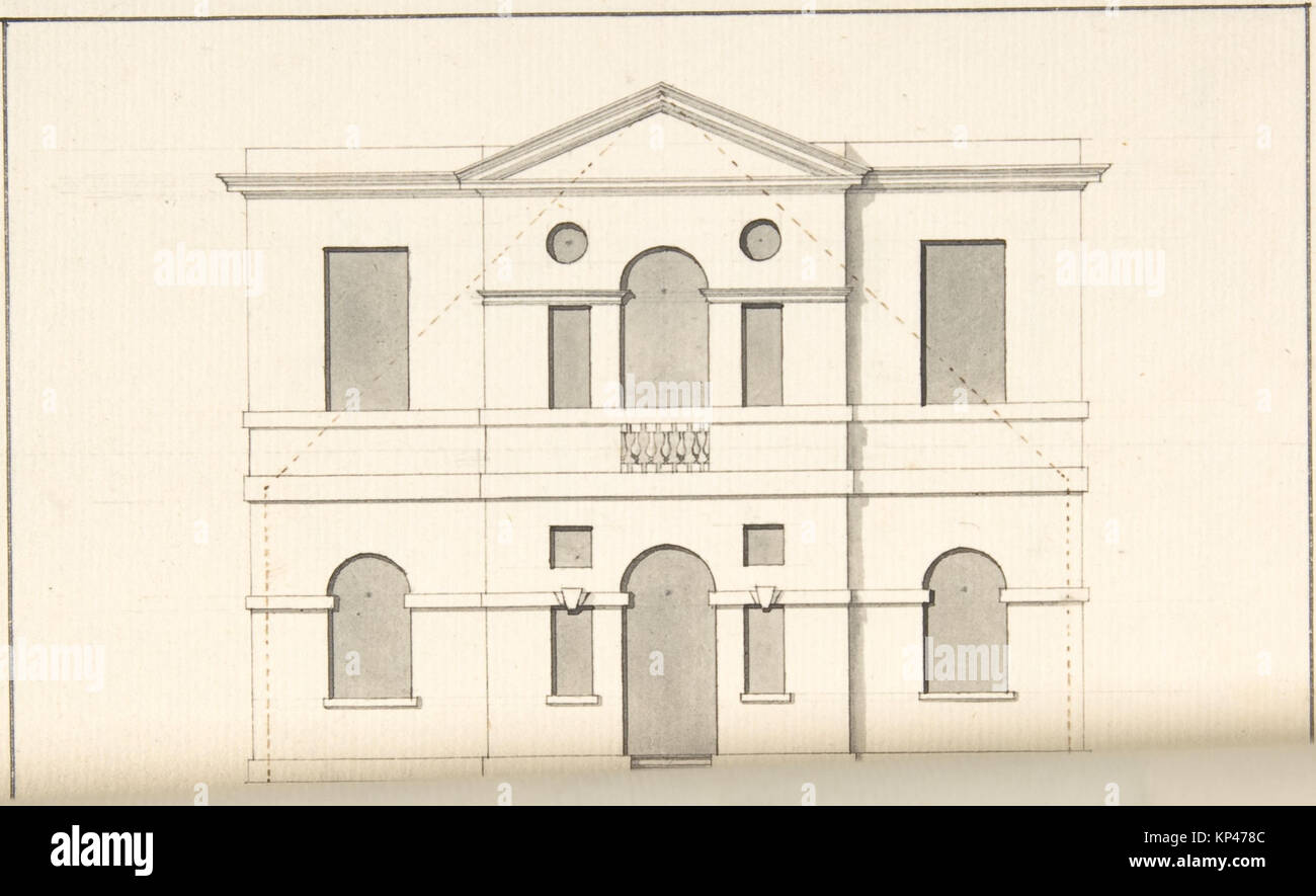 This work shows the elevation of an eye-trap, illustrating ...