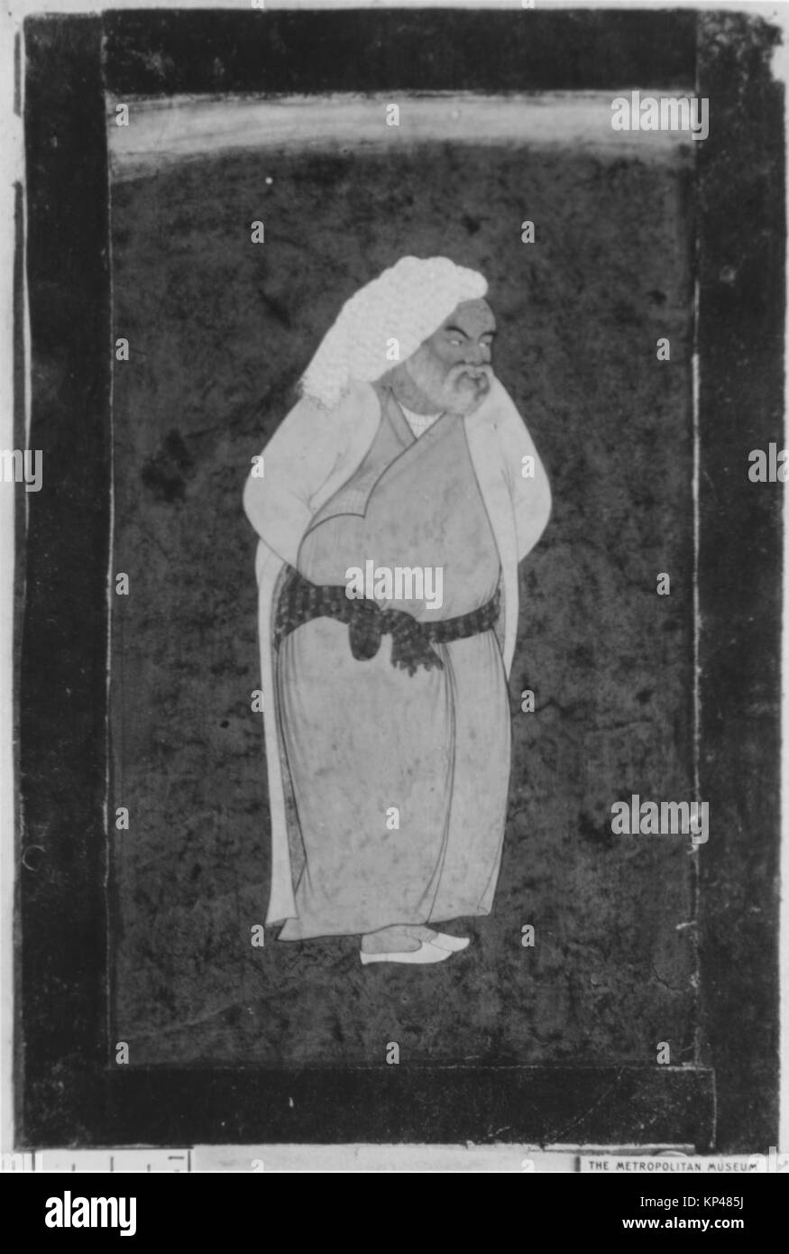 Medium portrait man in traditional Black and White Stock Photos ...