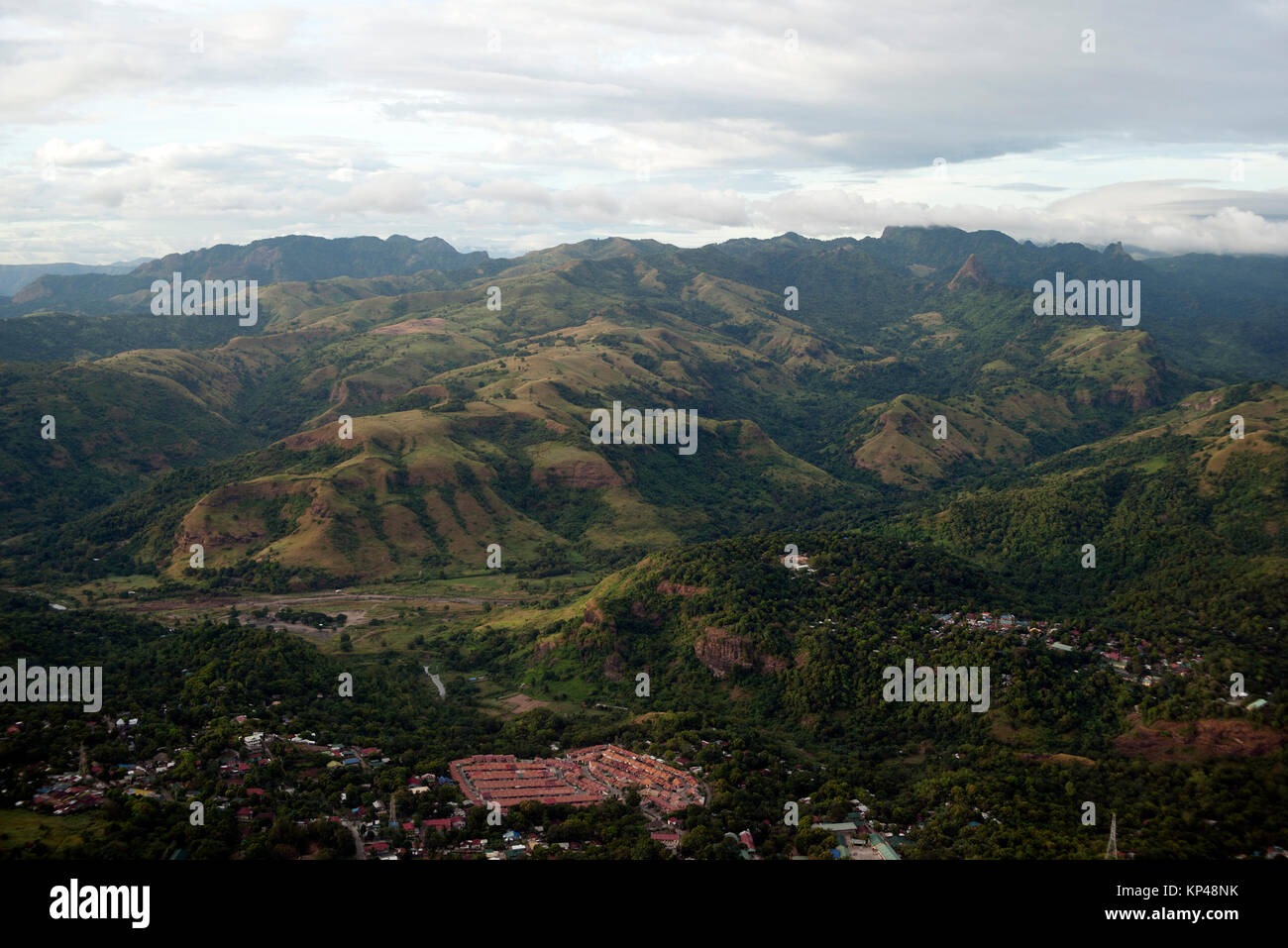 Aerial view of Okada casino construction, Metro Manila, Luzon ...