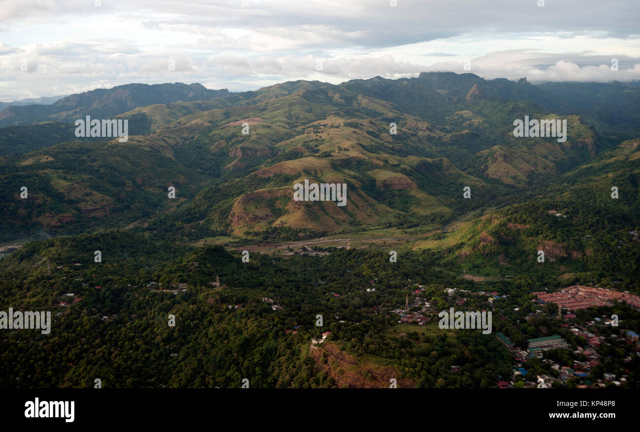 Aerial view of Okada casino construction, Metro Manila, Luzon ...