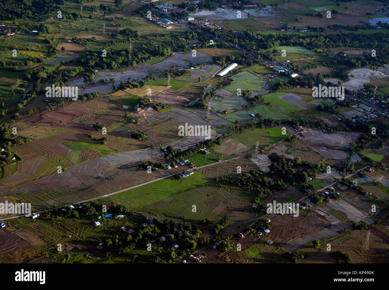 Aerial view of Okada casino construction, Metro Manila, Luzon ...