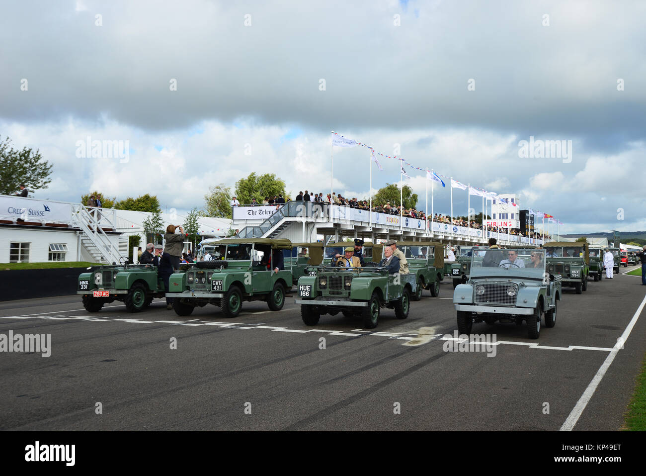 Centre steer, Land Rover, Land Rover Parade, Goodwood Revival 2015 ...