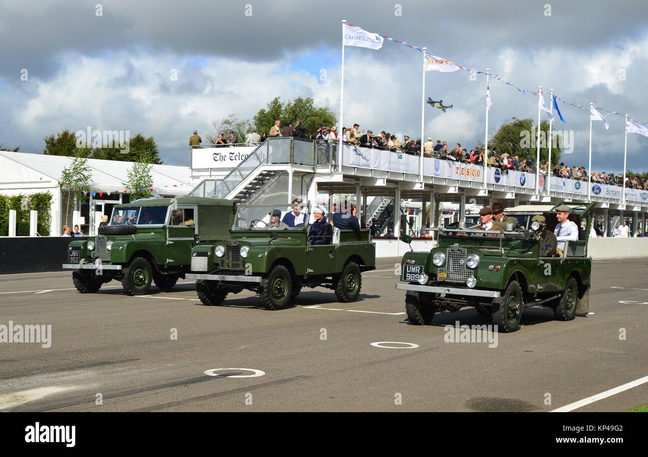 Early Land Rovers, Land Rover Parade, Goodwood Revival 2015, 4x4 ...