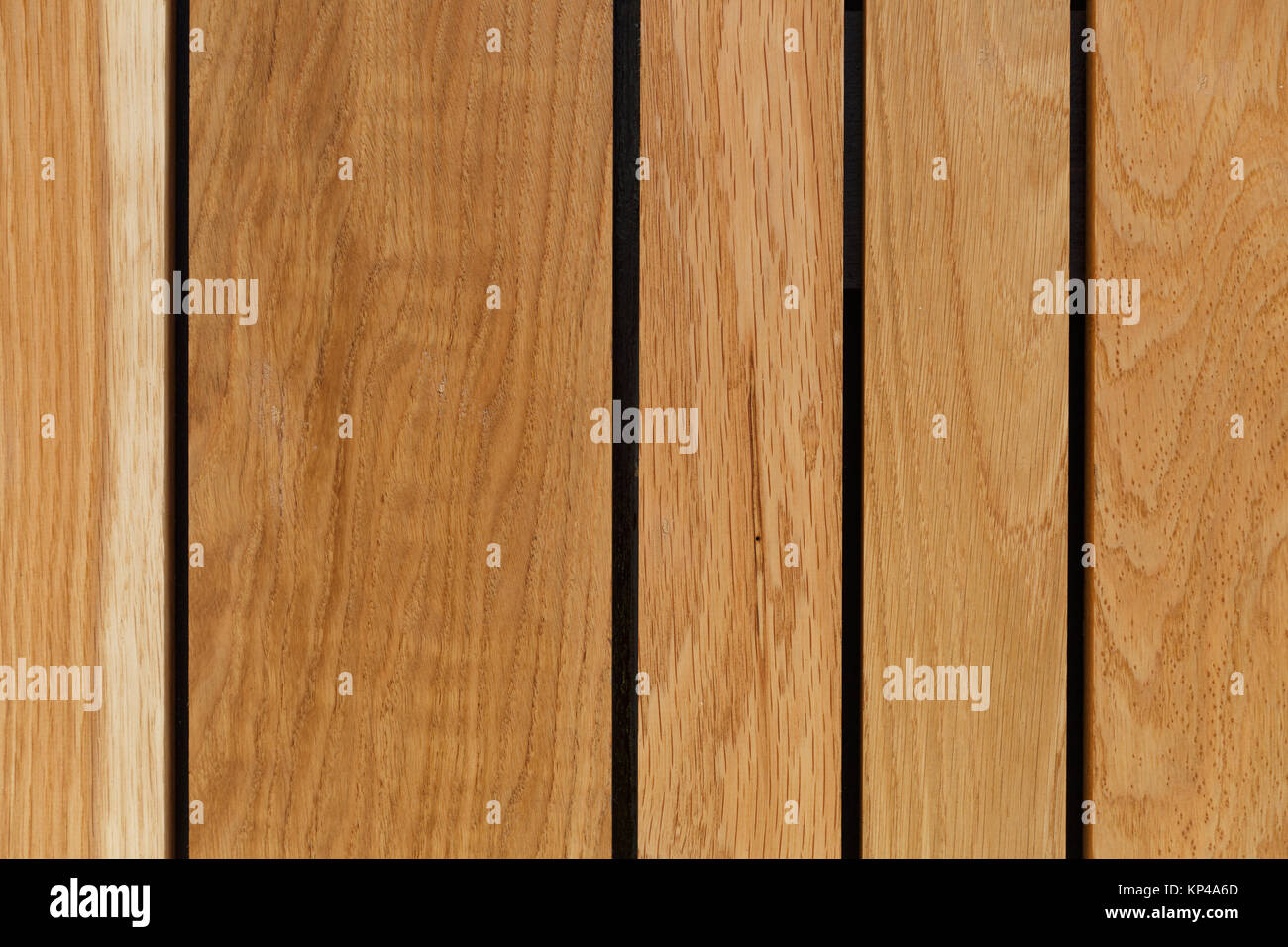 close up detail of upright strips of wood Stock Photo - Alamy