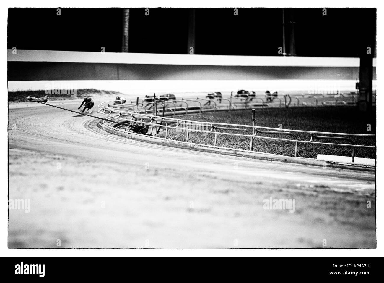 Race track Black and White Stock Photos & Images - Alamy