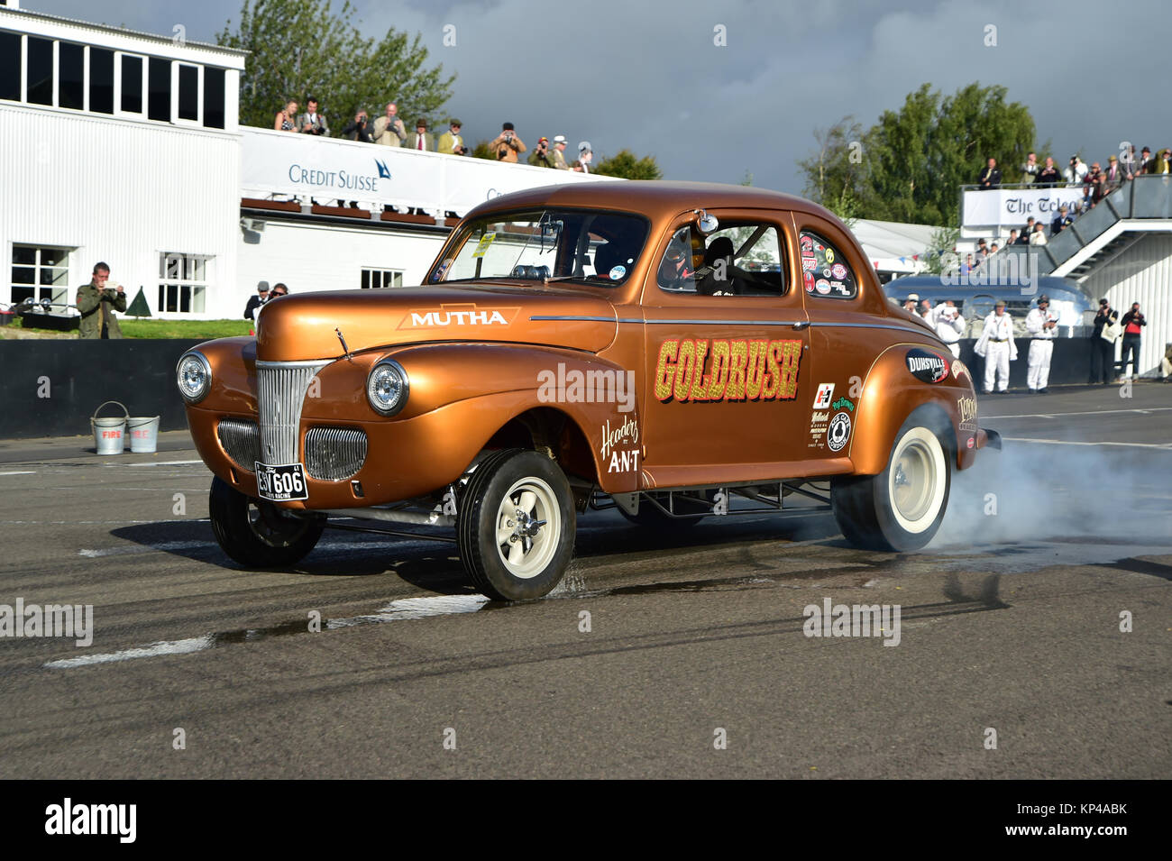 Kevin Strevett, Ford, Goldrush, ESV 606, Gassers Circus, Goodwood ...