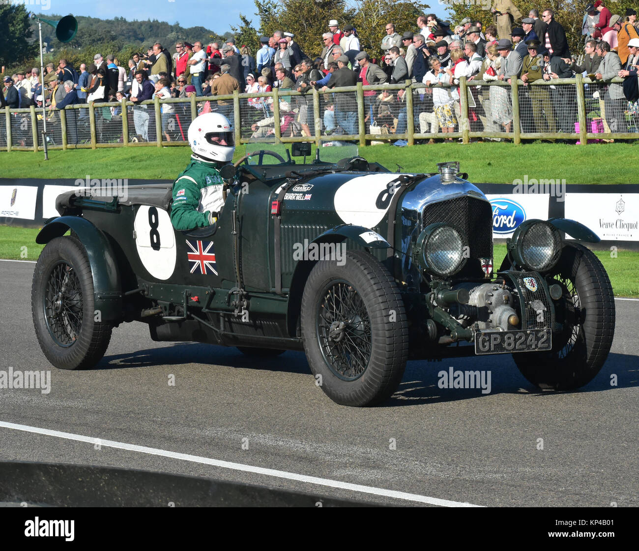 Martin Overington, Bentley 4½ blower, GP 8242, Brooklands Trophy ...