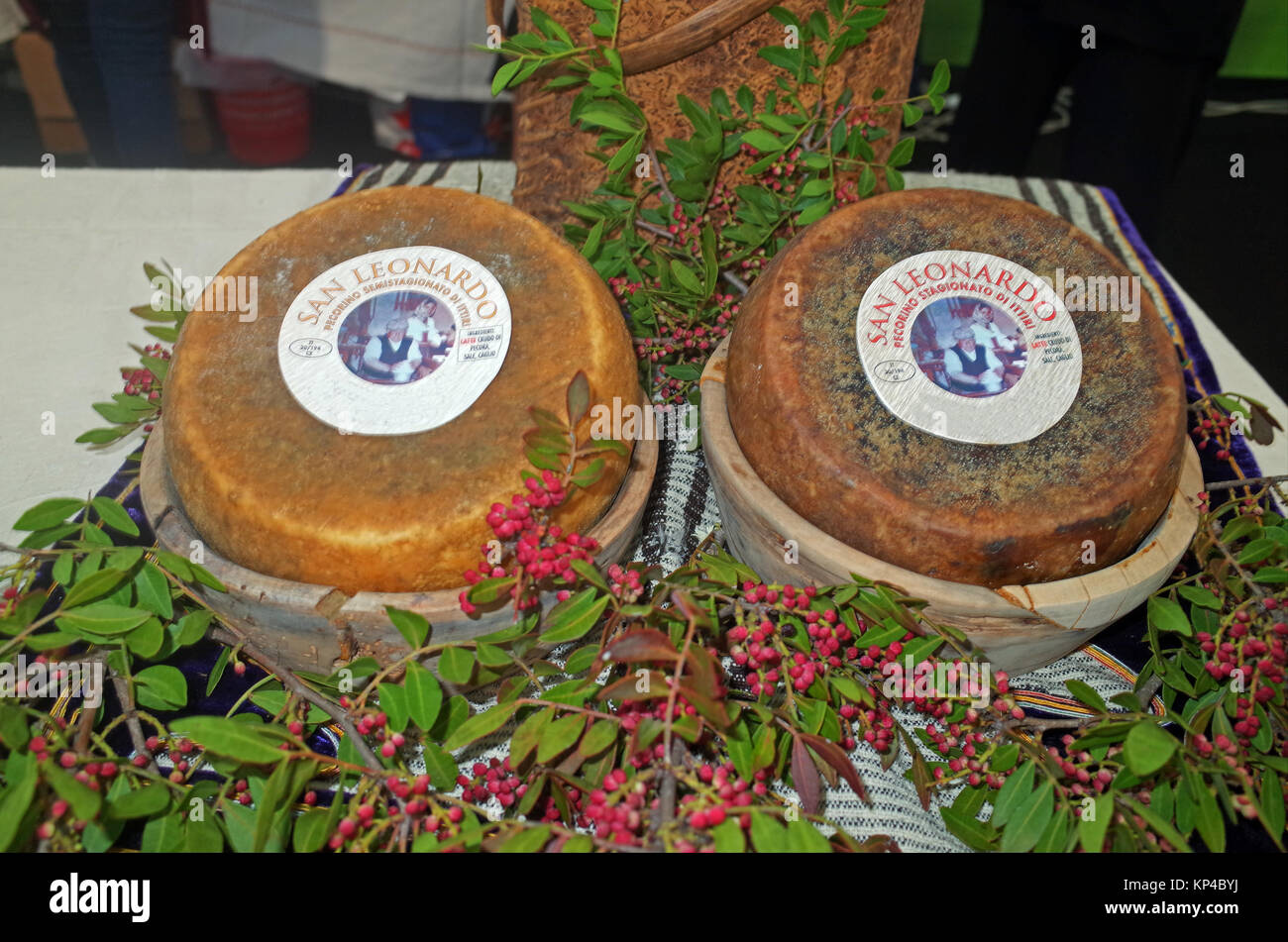 "Pecorino" typical sheep's cheese of Sardinia Stock Photo - Alamy