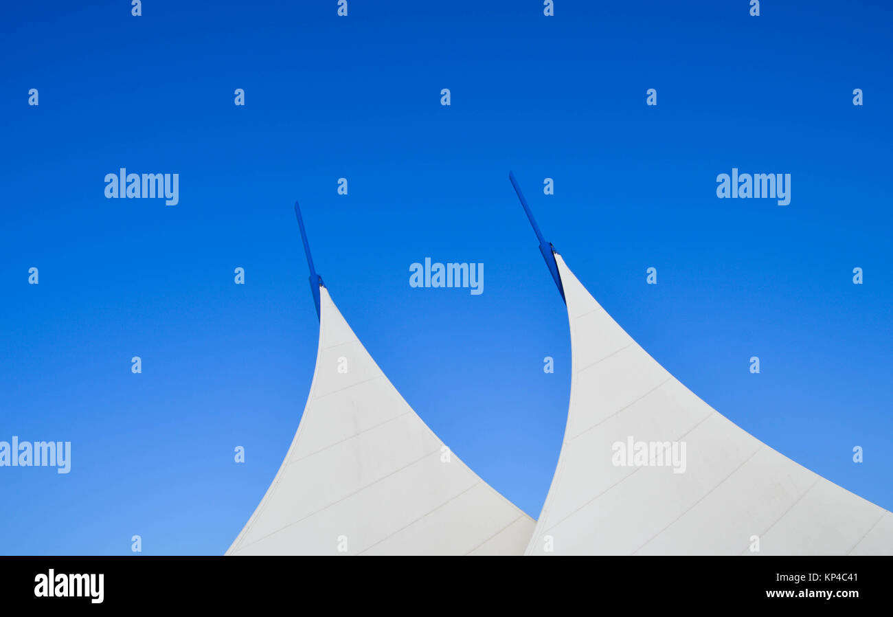 Canopy to a shelter, the design of which is inspired by the sea and ...