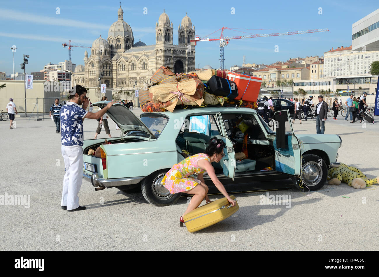 Overloaded Family Car