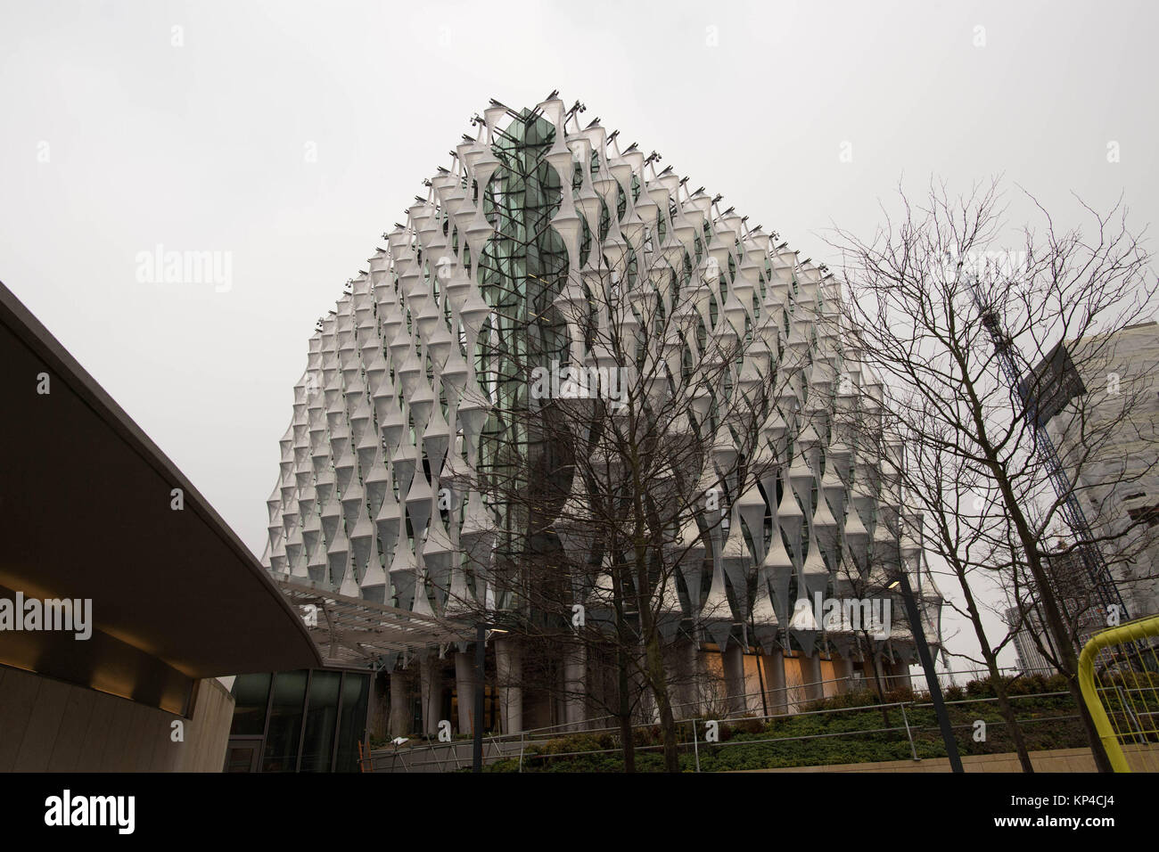 A general view of the new US Embassy in south London before it opens ...