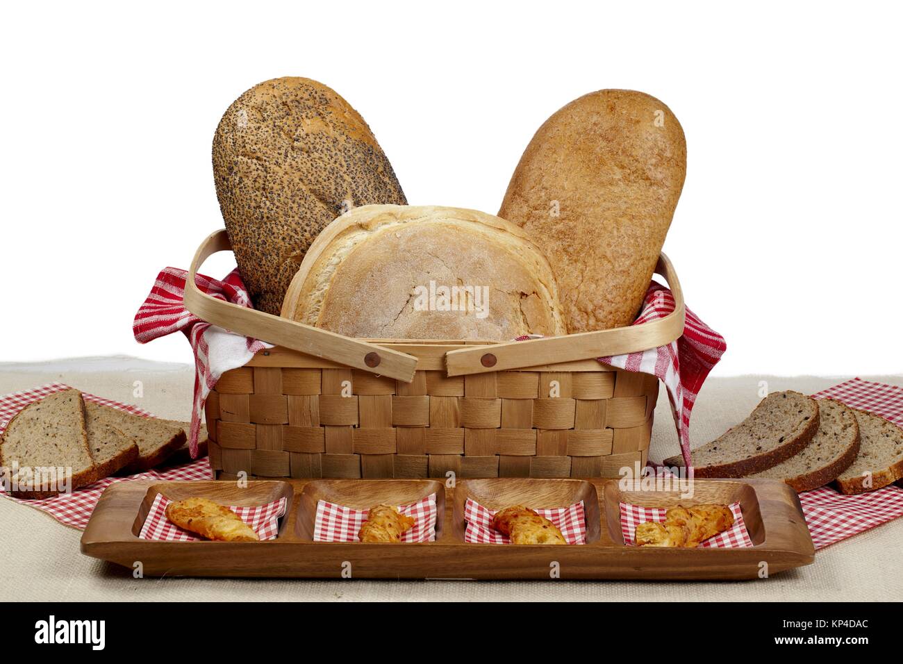 bread sets closeup Stock Photo - Alamy