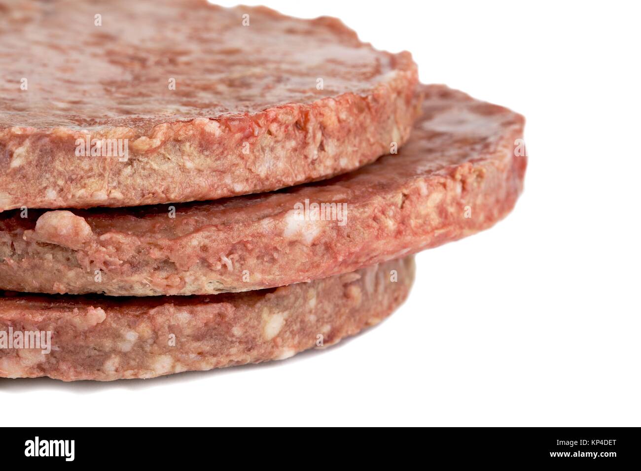 burger patties closed up Stock Photo - Alamy