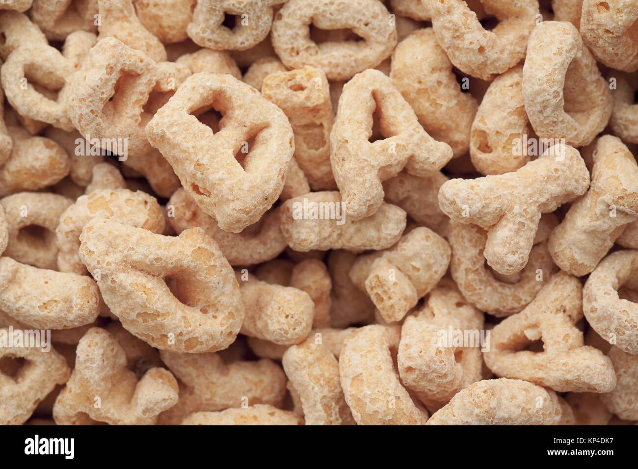 Alphabet cereal hi-res stock photography and images - Alamy