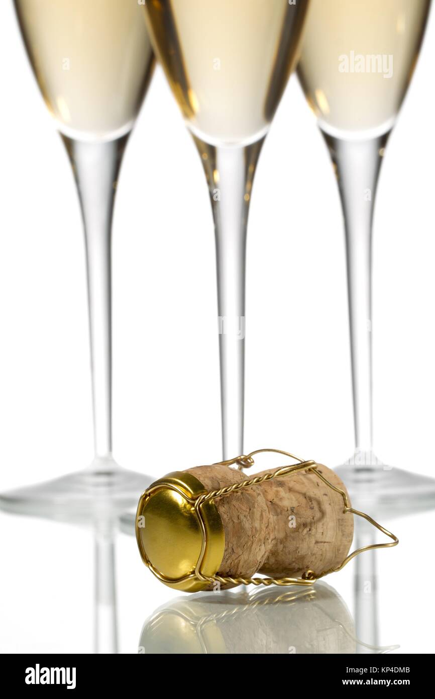 champagne with cork Stock Photo - Alamy