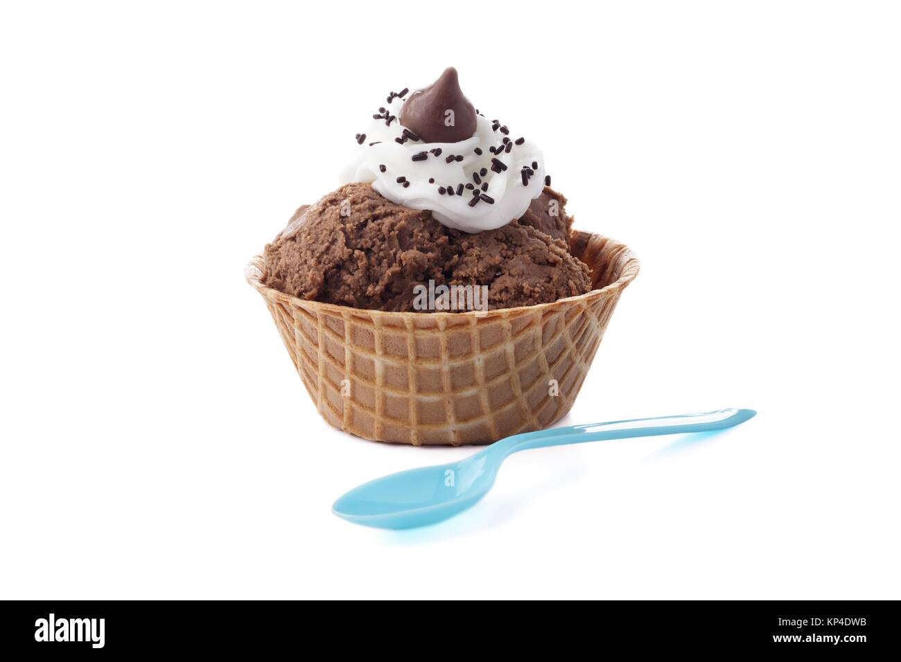 Ice cream blue sprinkles Cut Out Stock Images & Pictures - Alamy