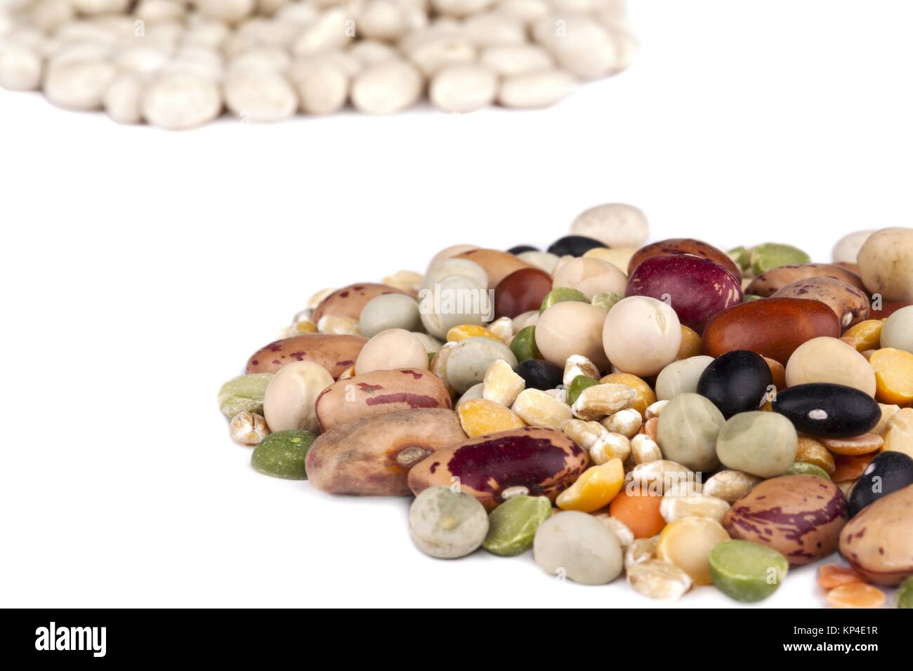 close up image of assorted beans Stock Photo - Alamy