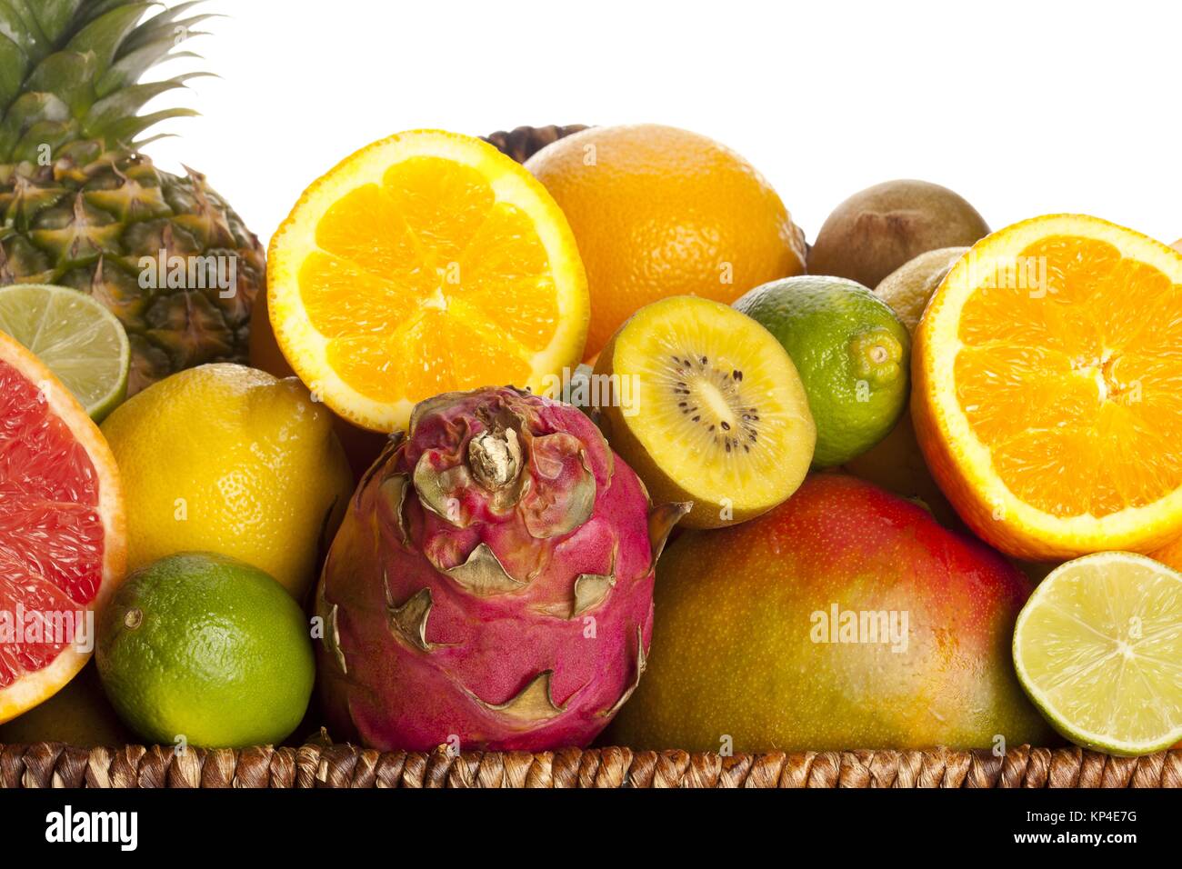 close up shot of different kind of fruits Stock Photo - Alamy