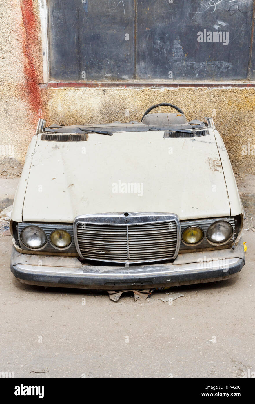 Half cut car ,used car Stock Photo - Alamy