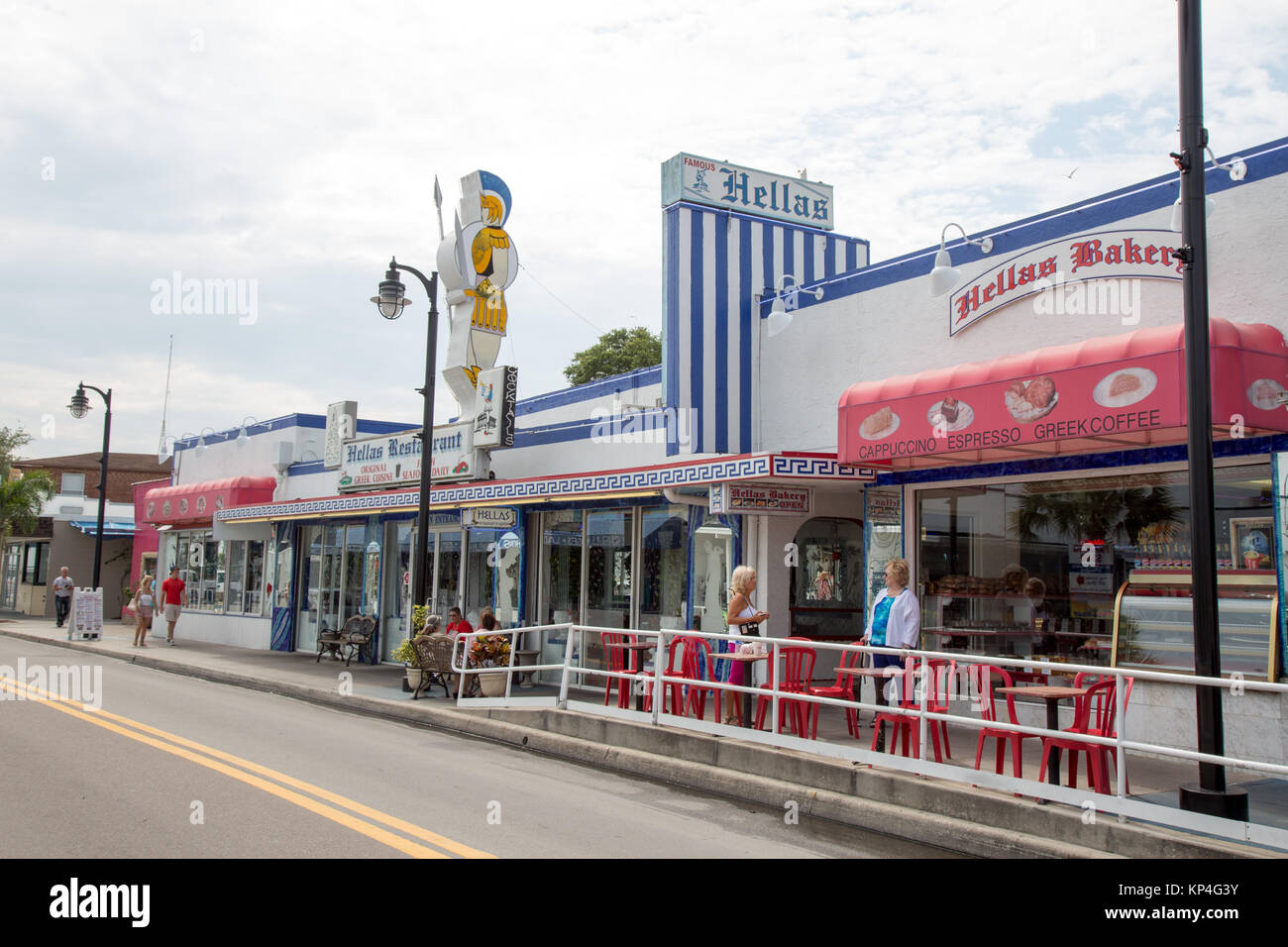 Historic sponge docks in Tarpon Springs, Florida Stock Photo - Alamy