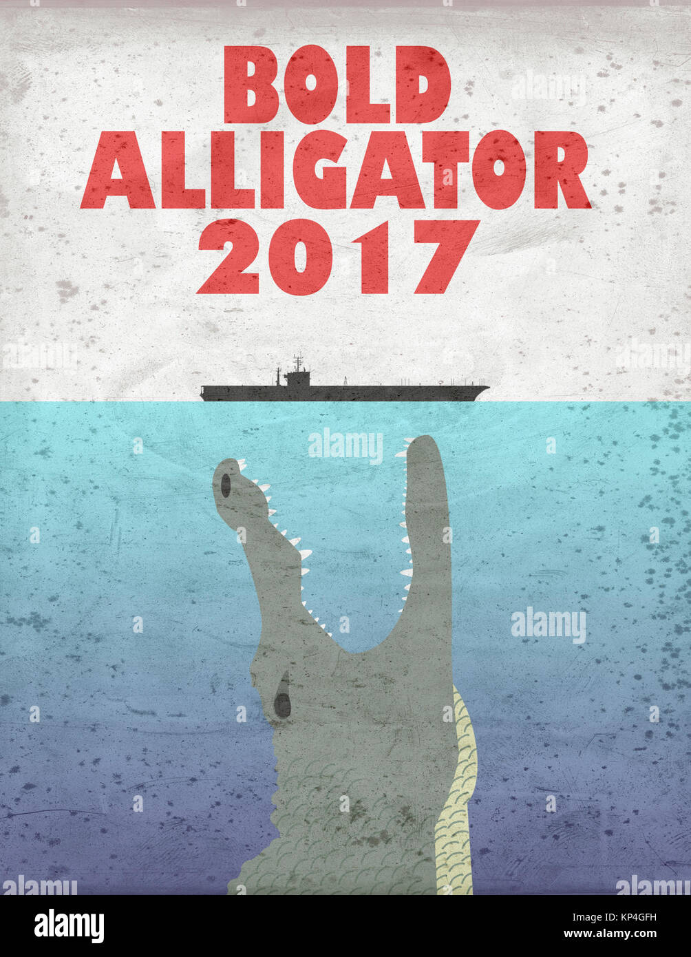 An illustration advertising Bold Alligator 2017 used in the weekly command newspaper "The ...