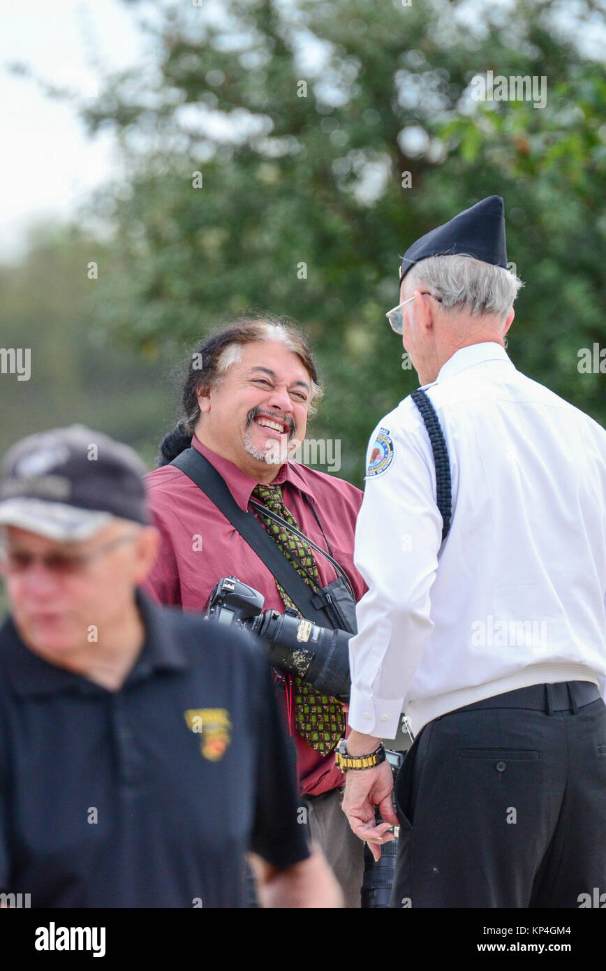 Family, friends, and comrades of retired Gen. Richard E. Cavazos, the U ...