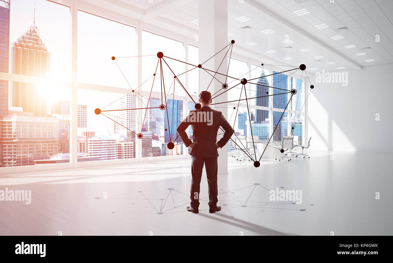 Networking and social communication concept as effective point for ...