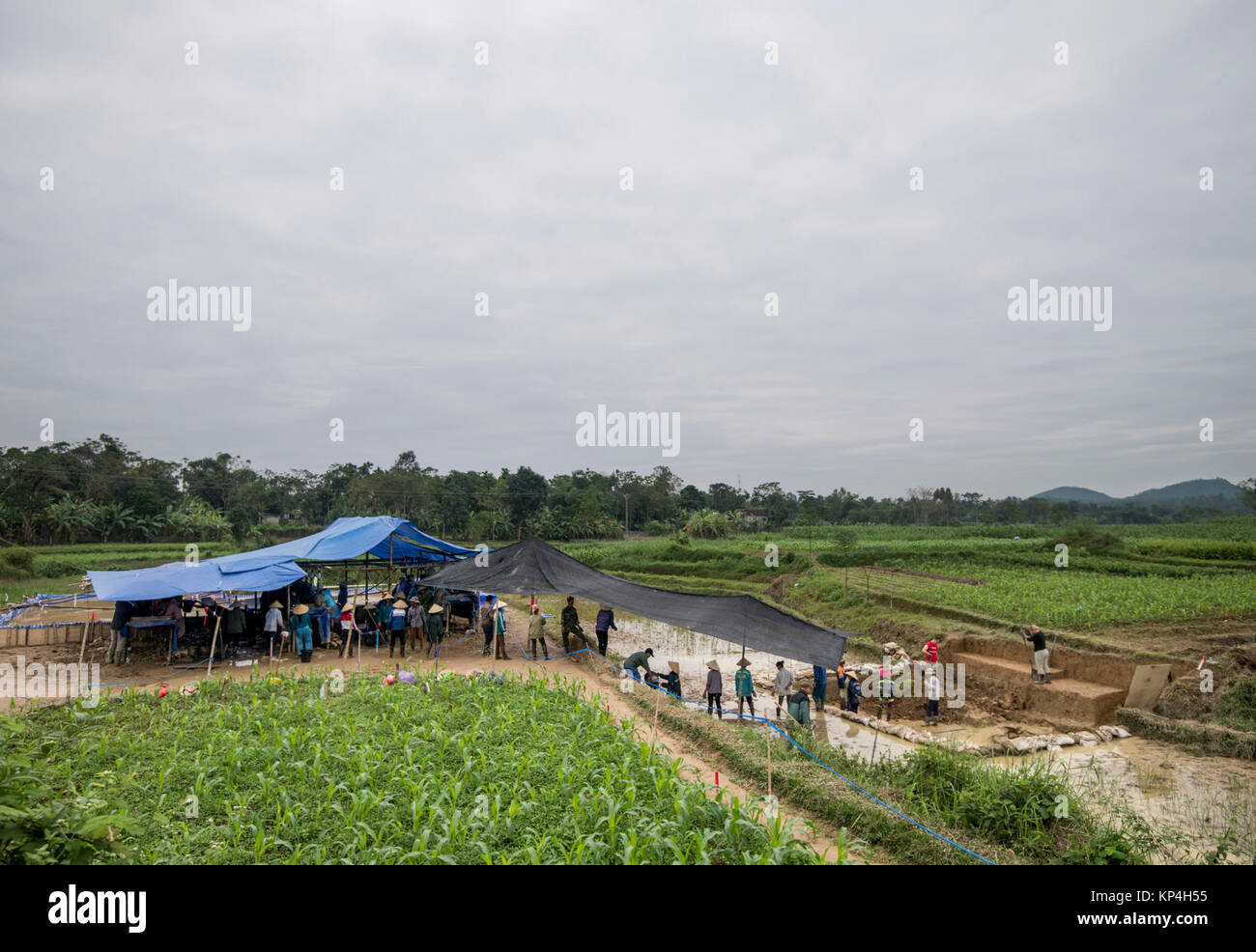 A Defense POW/MIA Accounting Agency (DPAA) recovery team conducts ...
