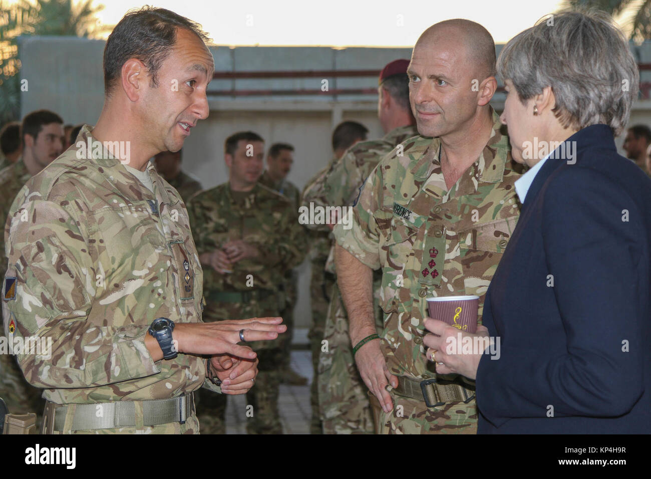 British Army Lt. Col. Dave Ashman, deployed in support of Combined ...