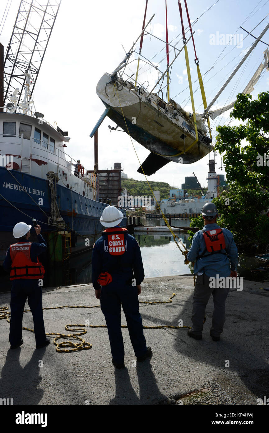 Coast Guard members provide site safety monitoring as Resolve Marine ...