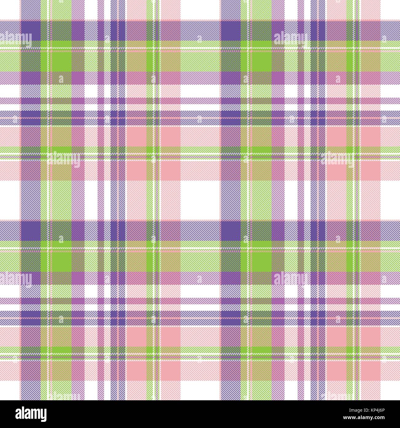 Mosaic fabric texture tartan Cut Out Stock Images & Pictures - Alamy