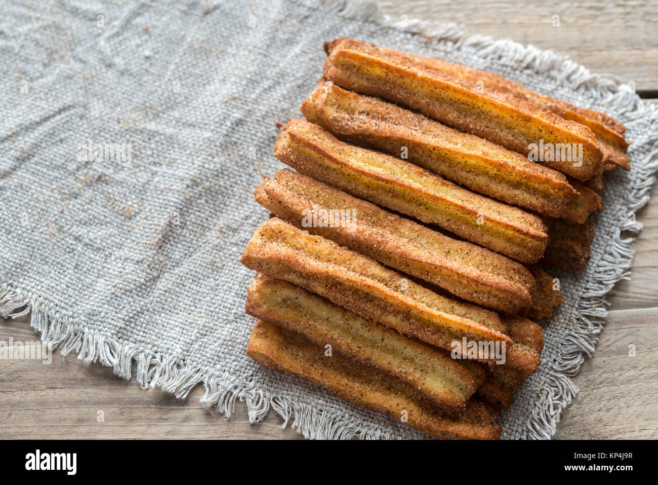 Churros - famous Spanish dessert Stock Photo - Alamy