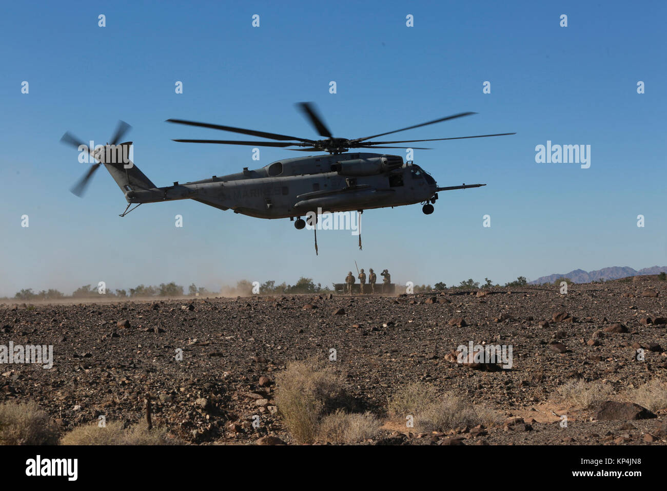 CHOCOLATE MOUNTAIN AERIAL GUNNERY RANGE, Calif. - Marines with Landing ...