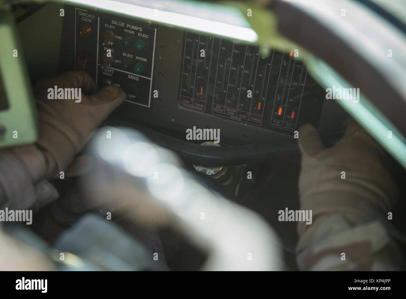 U.S. Marines Corps M1A1 abrams main battle tanks with Headquarters and ...
